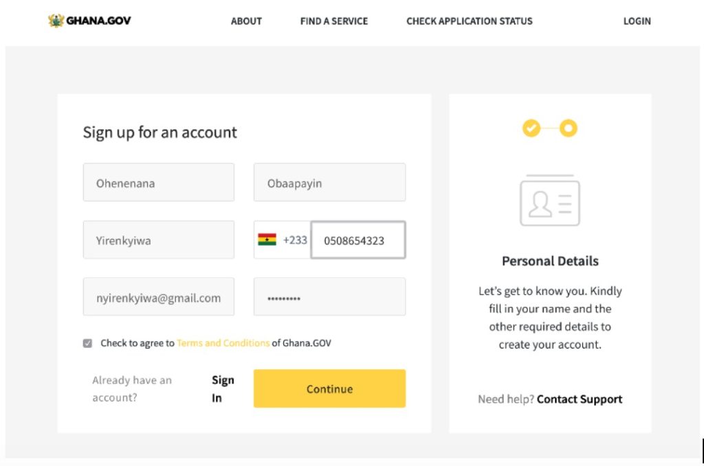 How To Apply For A Ghana Passport Online Step By Step Guide Official